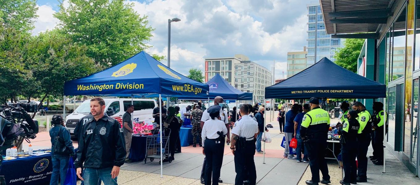 DEA Washington Division Hosts Community Pop Up Events